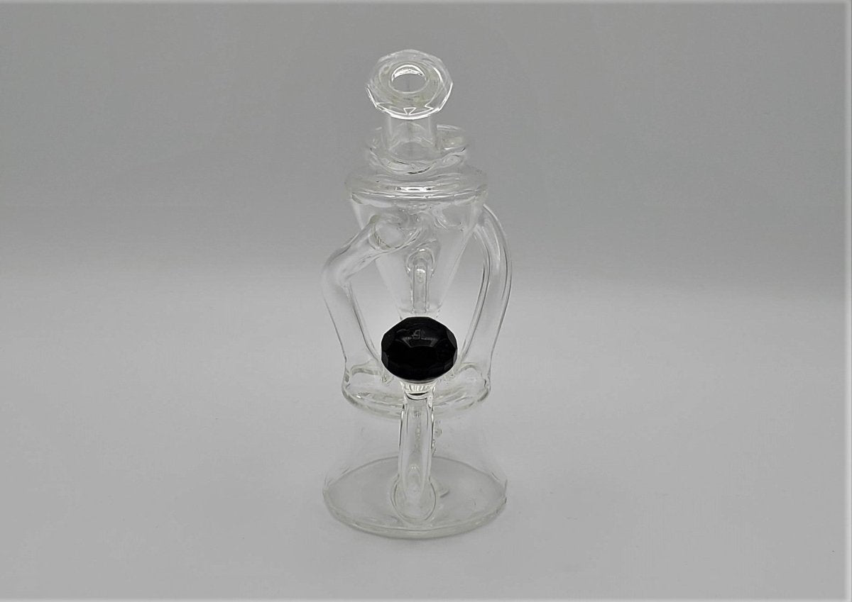 NJR Clear Faceted Double Uptake Recycler – Goodiesheady