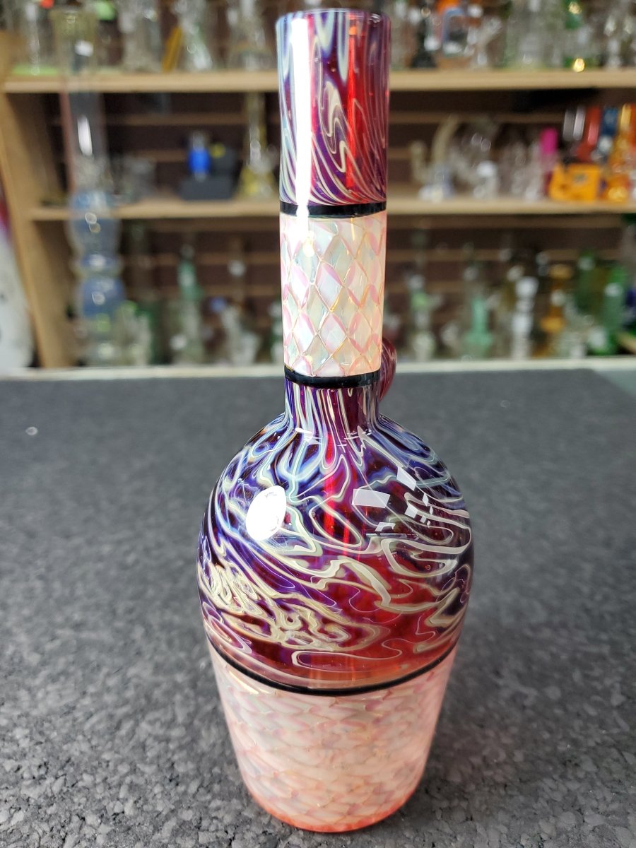 The Dot Box Kid - Red Fumed Sake Bottle – Goodiesheady